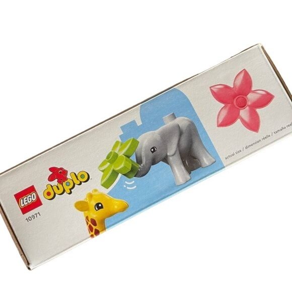 Lego | Toys | Lego Duplo 971 Wild Animals Of Africa Giraffe Elephant ...